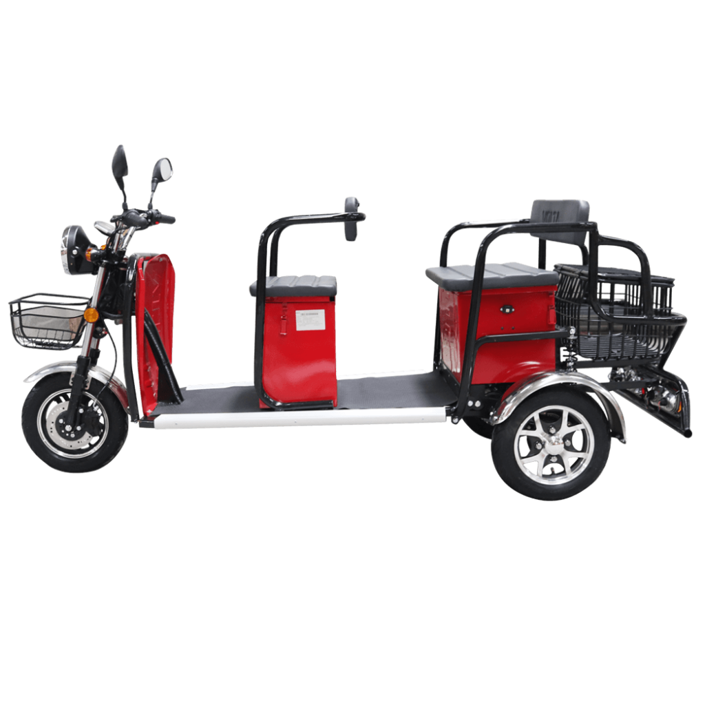 Elektrikli Üç Tekerlekli Motosiklet - Yolcu Taşıma Aracı - 3 Kişilik ...