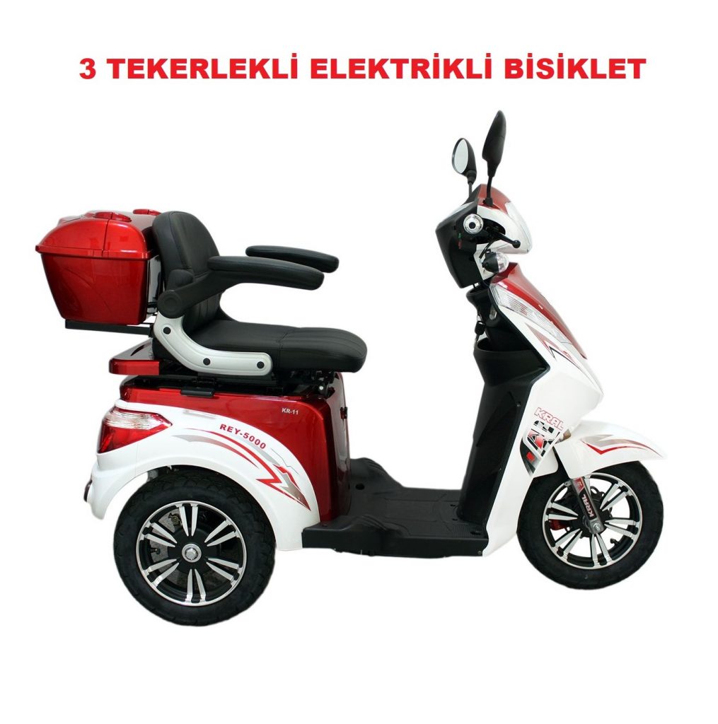 KR11 REY 5000 - 3 Tekerlekli Elektrikli ve Şarjlı Scooter Bisiklet | 3 ...